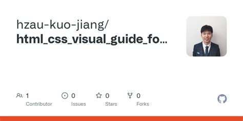 GitHub Hzau Kuo Jiang Html Css Visual Guide Follow