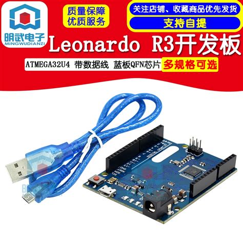 Leonardo R3 บอร์ดพัฒนา Atmega32u4 พร้อมสายข้อมูล ชิป Qfn Shopee Thailand