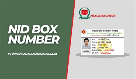Nid Box Number How Many Number Boxes Are In Your Nid Smart Card