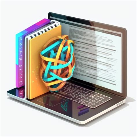 3d Computer Laptop And Program Code Development Web Coding Concept Ai