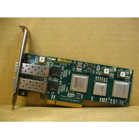 Myricom 10g Pcie2 8b2 2s 10gbps Sfp Dual Port イーサネットアダプタカード Pci Ex 中古