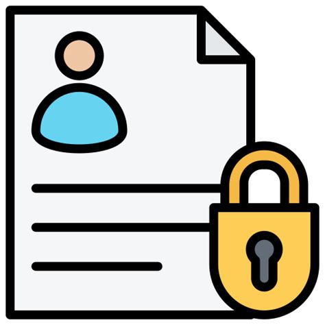 Data Privacy Generic Color Lineal Color Icon