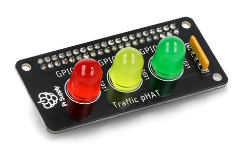 Traffic PHAT LED Hat For Raspberry Pi Zero Pi Supply PIS 1778 Botland Robotic Shop