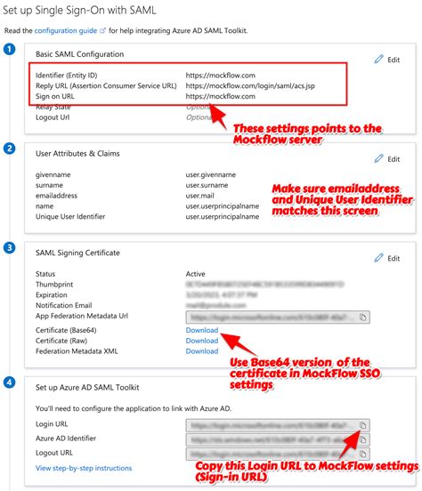 Sso Setup With Azure Identity Provider Mockflow