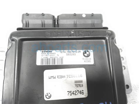 Sold 2004 Bmw Mini Cooper Ecu Control Engine Computer Module Unit 12 14 7 557 395