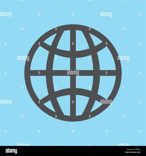 Simple Globe Icon Vector Graphic Illustration Design Stock Vector Image ...