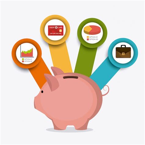 비즈니스 성장 및 비용 절감 무료 벡터