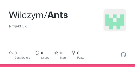 GitHub Wilczym Ants Projekt OK