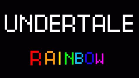 Undertale Rainbow Announcement Trailer Youtube