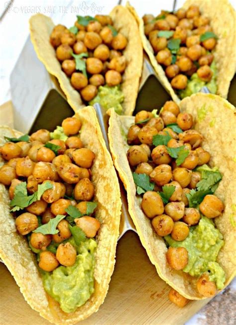 Chickpea Guacamole Tacos ~ Vegan Gluten Free Guacamole Taco Recipe