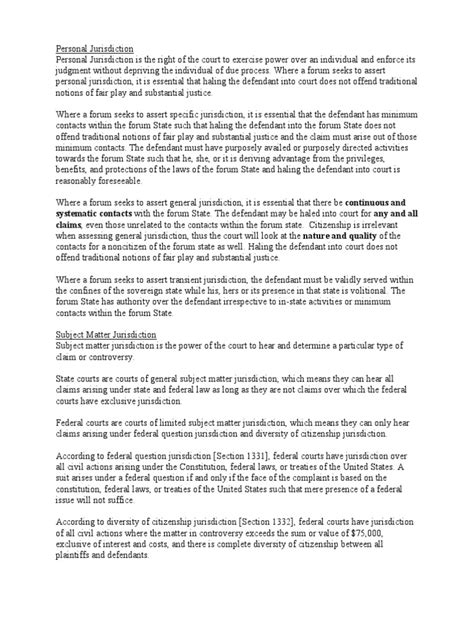 Civ Pro Rule Statements 2nd Sem Pdf Collateral Estoppel Res Judicata