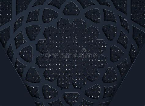 Dark Abstract Background With Black Overlap Layers Stock Vector Illustration Of Texture