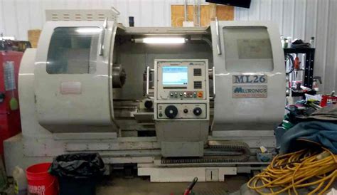 Milltronics Ml26 Cnc Lathe 2004 Tailstock 4 Bore Revelation