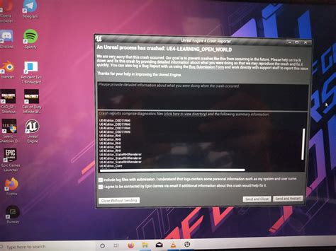 my ue4 crashed 7 times in the last 5 mins what should i do i m