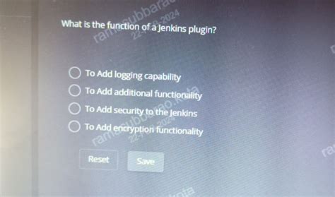 Solved What Is The Function Of A Jenkins Pluginto Add
