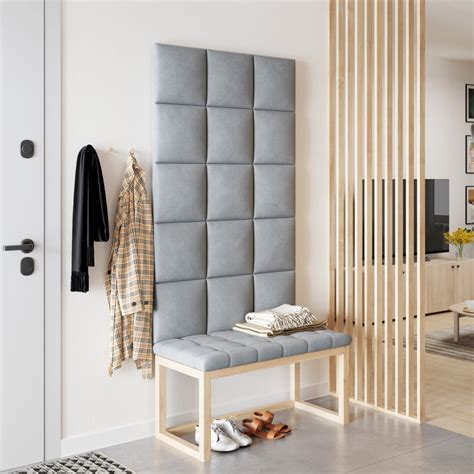 Vox Vilo Upholstered Wall Panel 30cm X 30cm Grey F2w Ltd