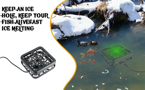 Urksin 1500w Outdoor Pond Deicer Thermostatically