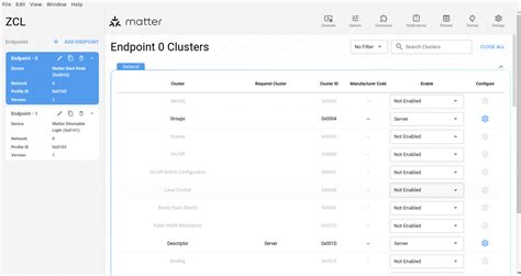 ZCL Advanced Platform ZAP Matter Google Home Developers
