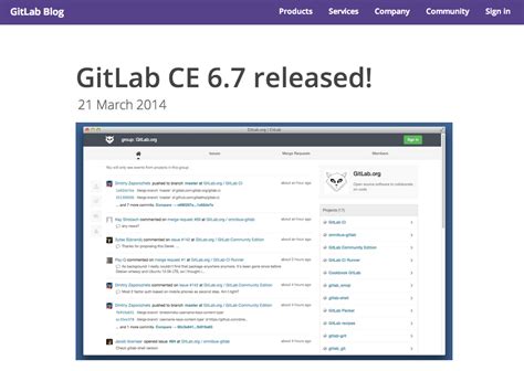 GitLab CE を 6 6 から 6 7 にアップグレードした HAM MEDIA MEMO