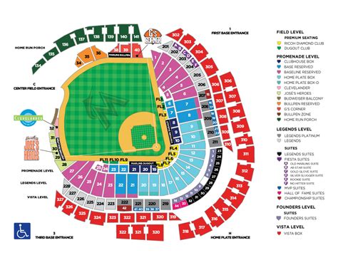 Marlins Stadium Seating Chart Best Chart Examples