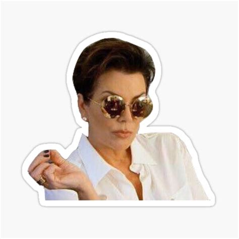 Kris Jenner Meme Sticker For Sale By Cedougherty Redbubble