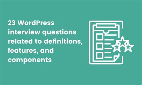 57 wordpress interview questions testgorilla