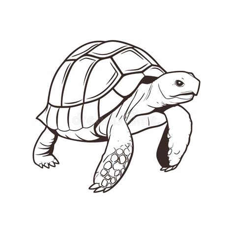 Stunning Gopher Tortoise In Its Habitat Stock Image Illustration Of