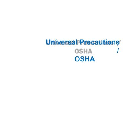 Universal Precautions Pptx