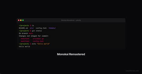 Monokai Remastered — Cmux Themes