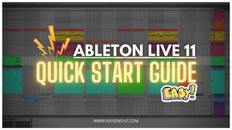 Ableton Live 11 Beginners Tutorial Quick And Easy Youtube