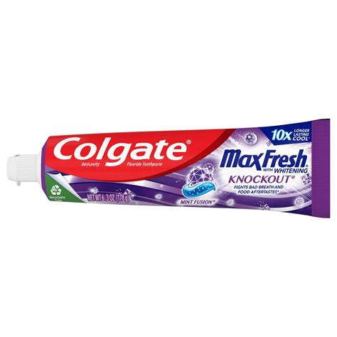 Colgate Max Fresh Knockout Toothpaste Whitening Toothpaste With Mini