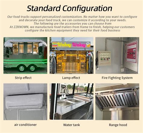 Commercial Fiberglass Food Trailer Coffee Food Truck Small Cafe