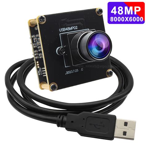 elp 48mp usb camera module 30fps for computer wide angle pc camera mini