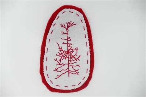 Embroidered Neuron Patch Etsy