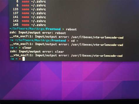 How To Solve Input Output Error Usr Libexec Vte Urlencode Cwd Fedora Discussion