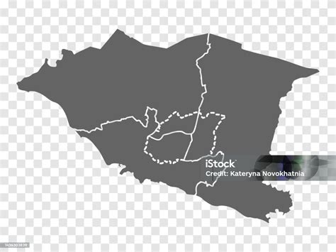 빈 지도 말레이시아의 국가 말라카 귀하의 웹 사이트 디자인 로고 응용 프로그램 Ui에 대한 투명한 배경에 지방 자치 단체와 높은 품질지도 말라카 말레이시아 Eps10 0명에