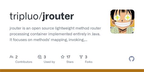 Github Tripluo Jrouter Jrouter Is An Open Source Lightweight Method Router Processing
