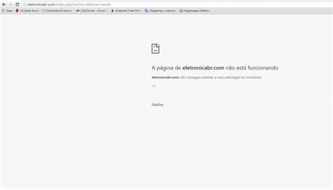 Busca do eletronica br apresentando erro Assuntos Diversos EletrônicaBR com