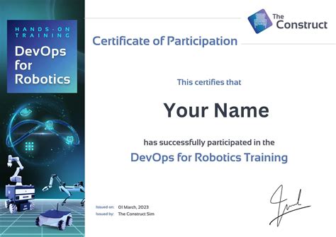 Devops For Robotics On Demand Certificate Training The Construct