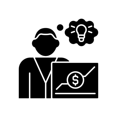 Business Analyst Black Glyph Icon 3640310 Vector Art At Vecteezy