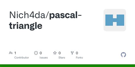 Github Nich4dapascal Triangle