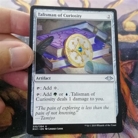1 Talisman Of Curiosity Mh1 Modern Horizons Mtg Card Magic Commander