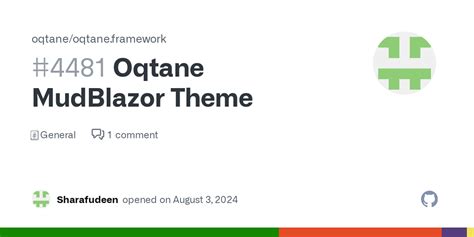Oqtane Mudblazor Theme · Oqtane Oqtaneframework · Discussion 4481