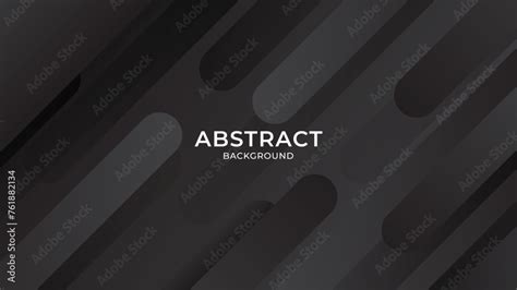 Abstract Dark Background With Geometric Shape Minimal Black Geometric