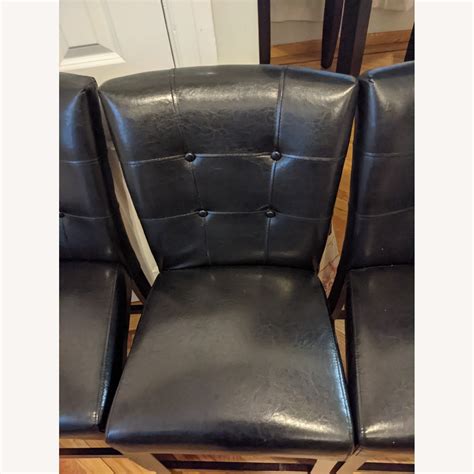 4 Dark Espresso Chairs Aptdeco