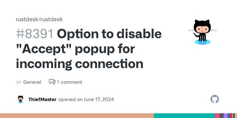 Option To Disable Accept Popup For Incoming Connection Rustdesk Rustdesk Discussion