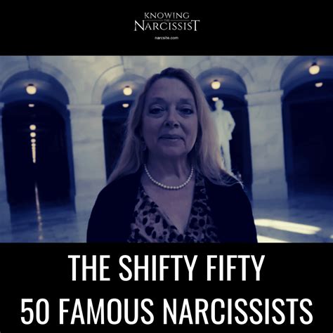 The Shifty Fifty : 50 Famous Narcissists - HG Tudor - Knowing The Narcissist - The World's No.1 ...