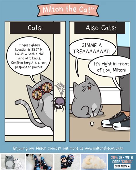 Milton The Cat Daily Comic Meowingtons Katzen