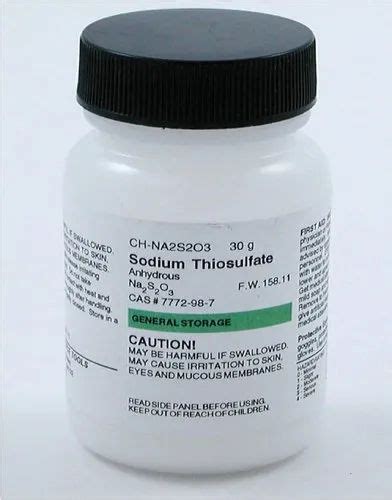 Sodium Thiosulphate Anhydrous 30g At Rs 26kg In New Delhi Id