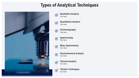 Types Of Analytical Techniques Analytical Chemistry Ppt Example St Ai